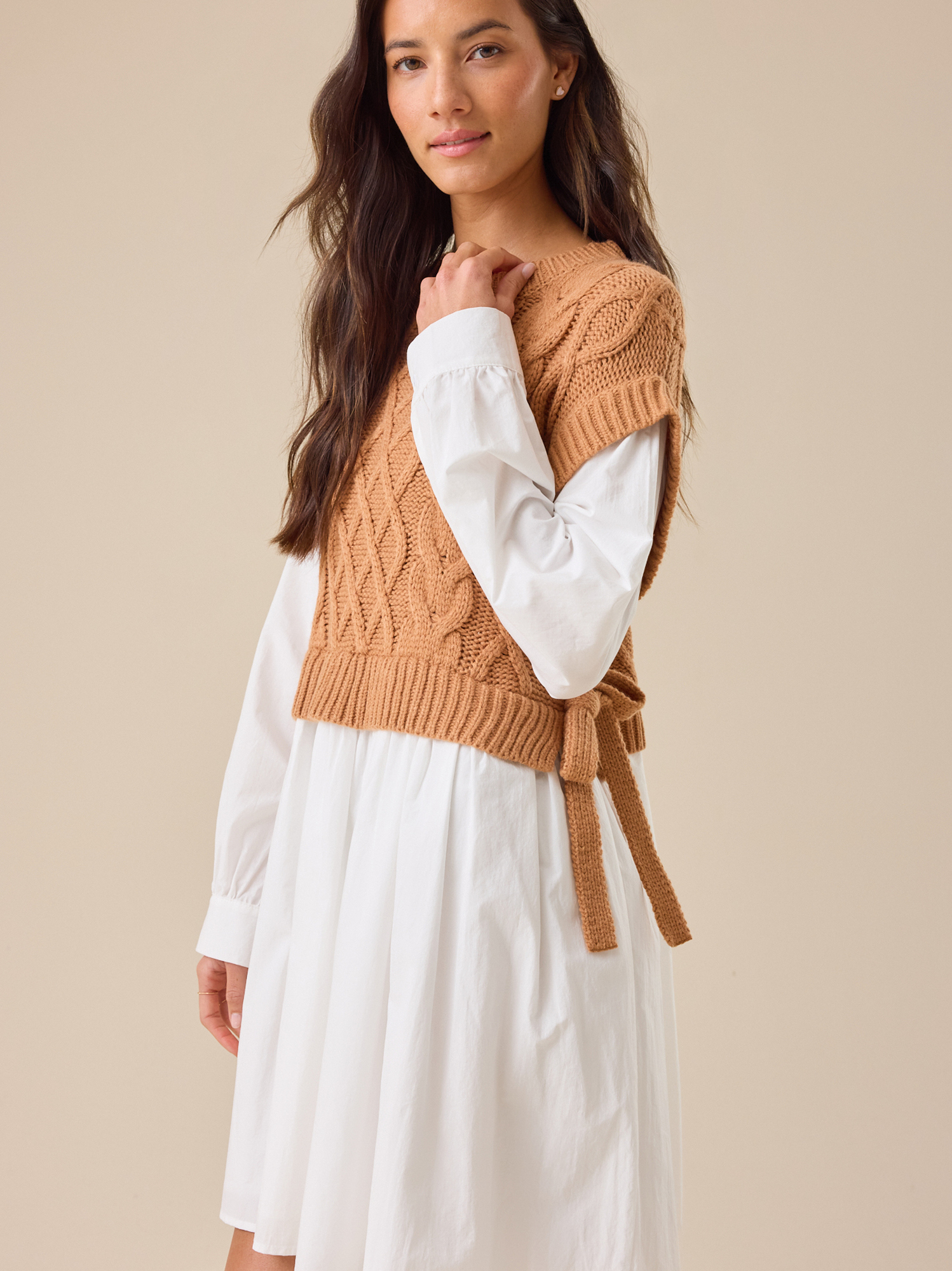 Morgan Sweater Twofer Dress | Altar'd State