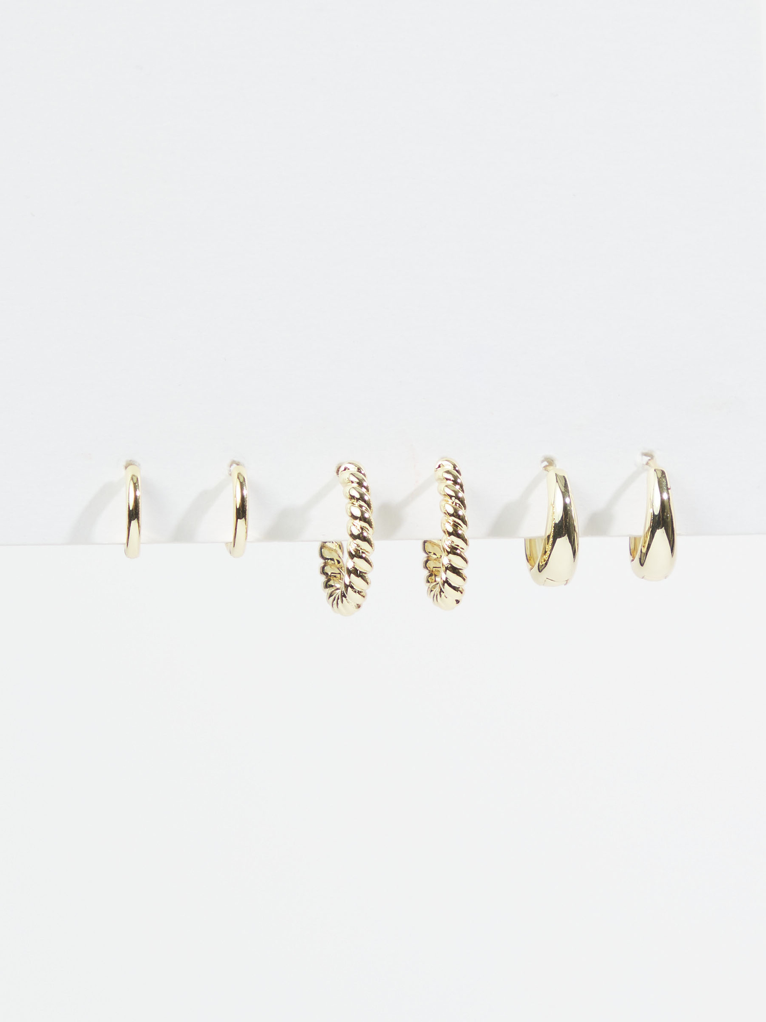 14k Gold Dipped Twist Earring Set | Altar'd State