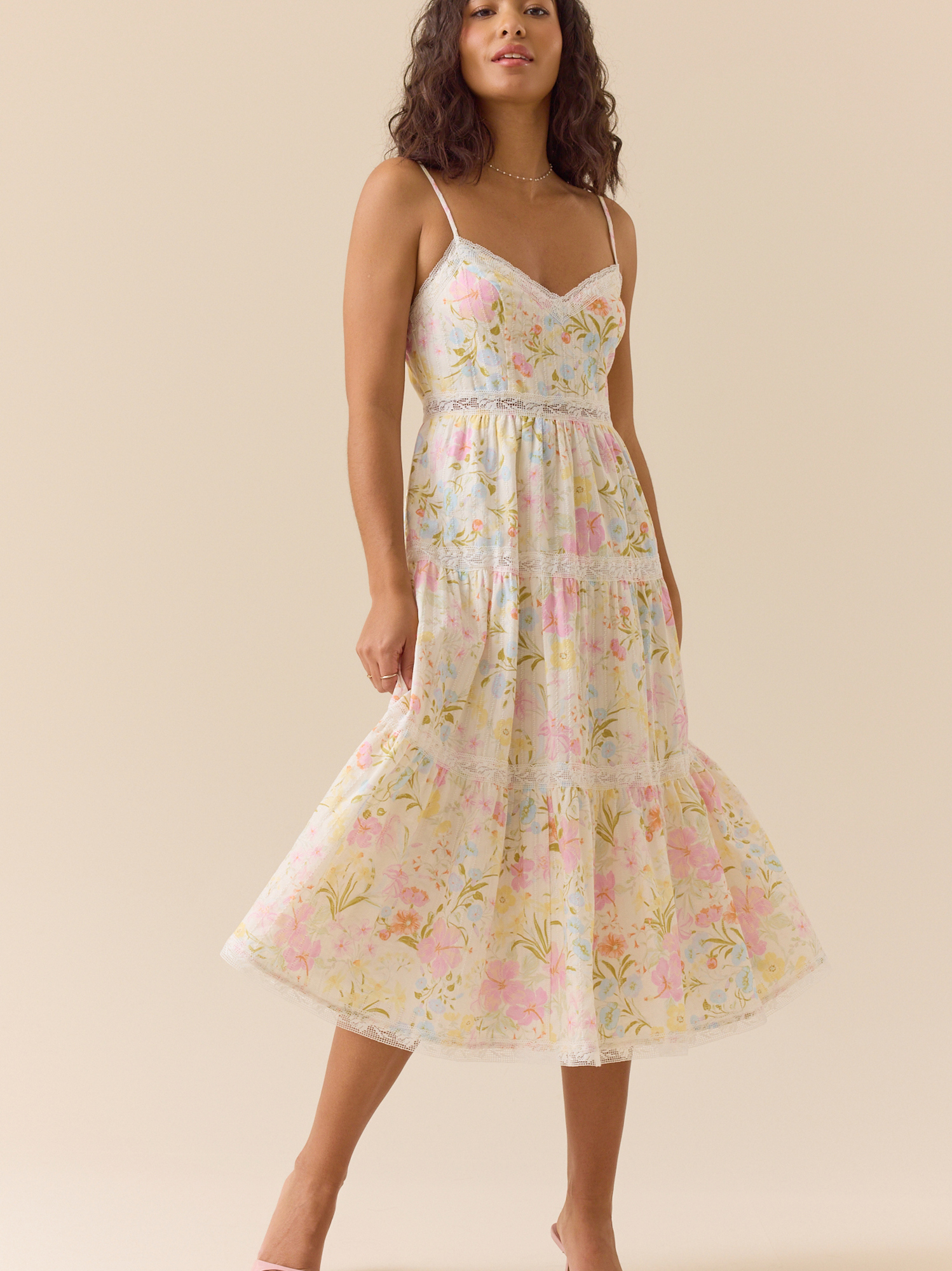 Daphne Maxi Dress in White | Altar'd State