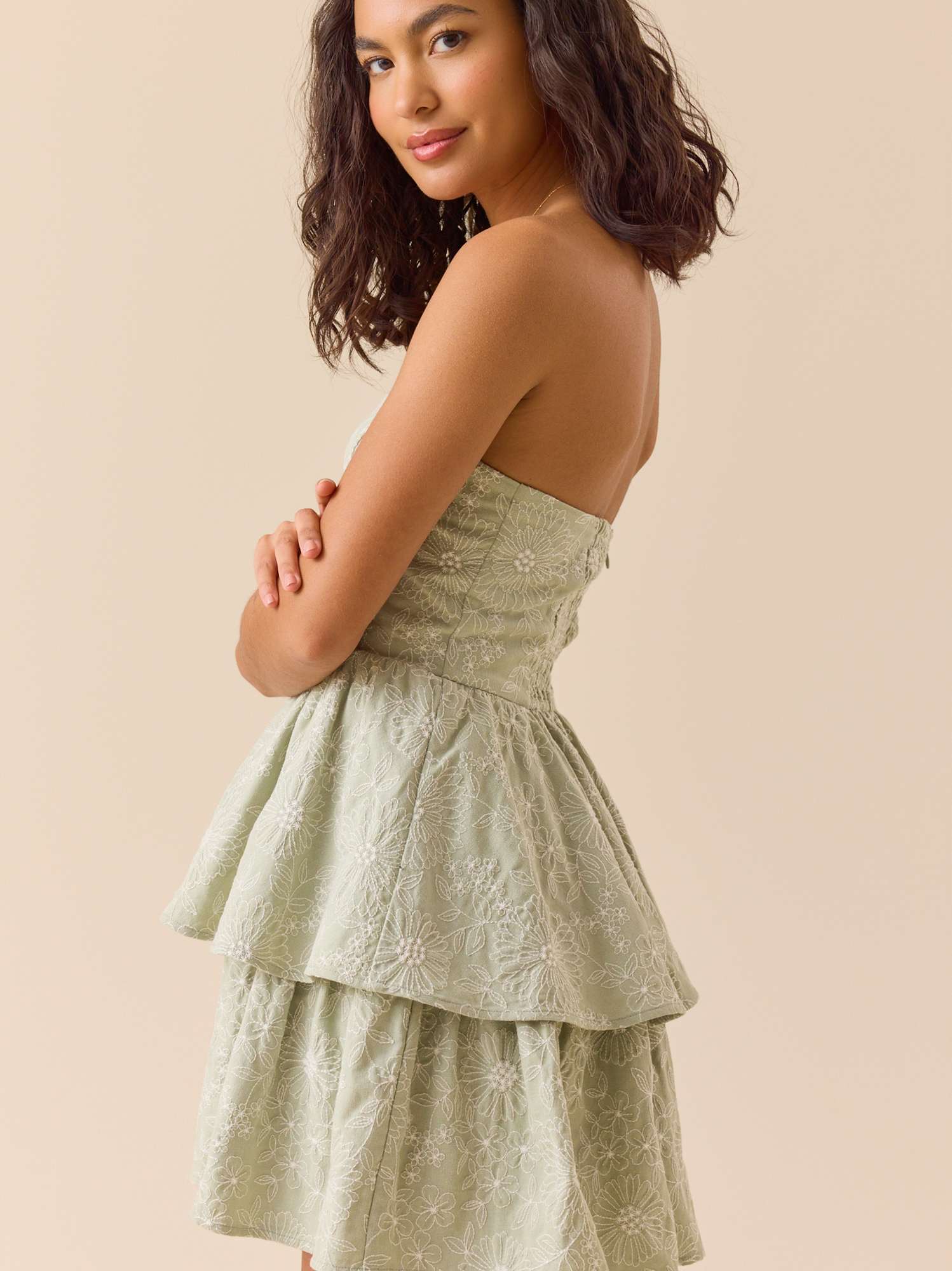 Kendra Floral Mini Dress | Altar'd State