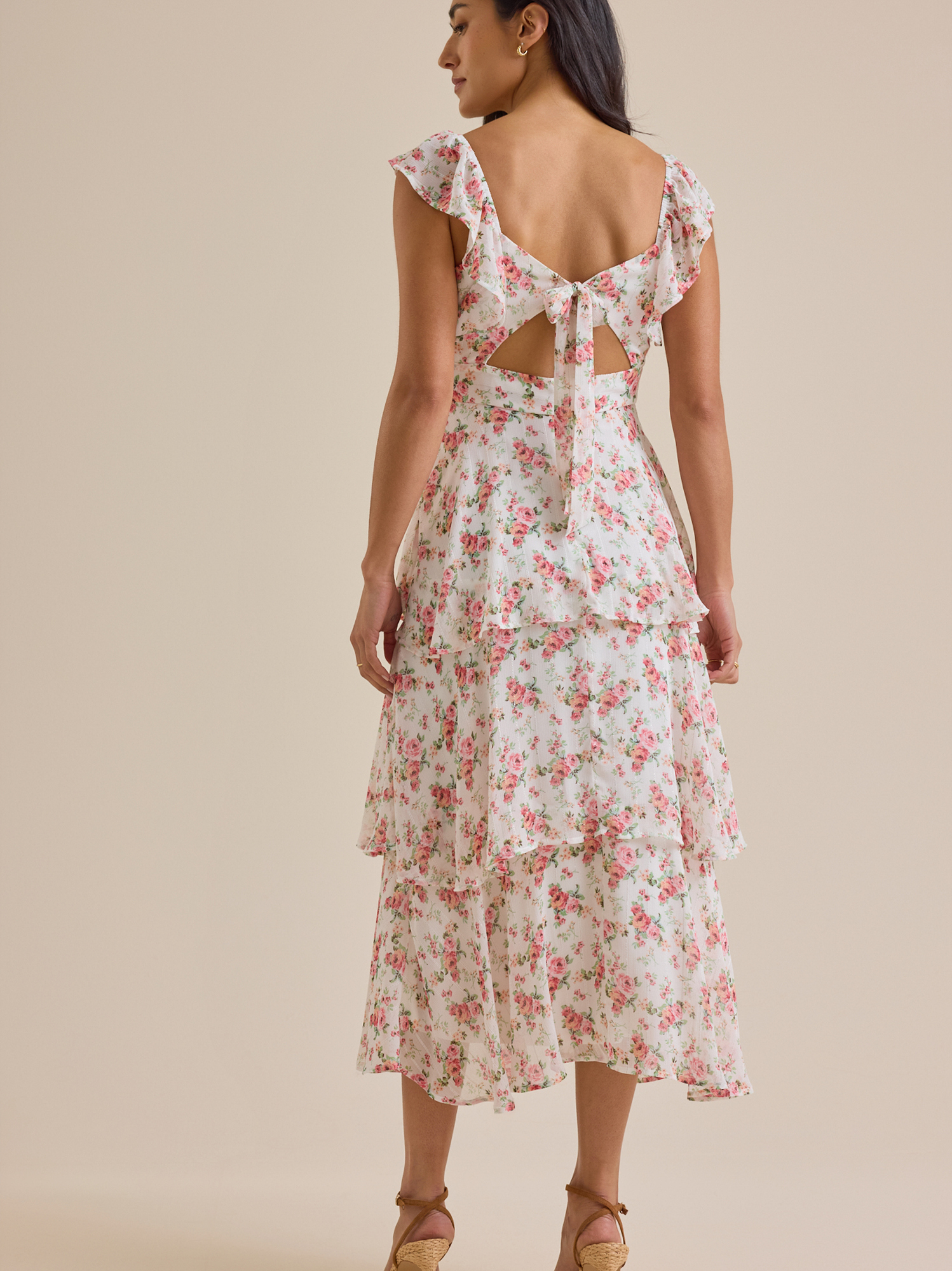 Nini Floral Maxi Dress in Pink Multi | Altar'd State
