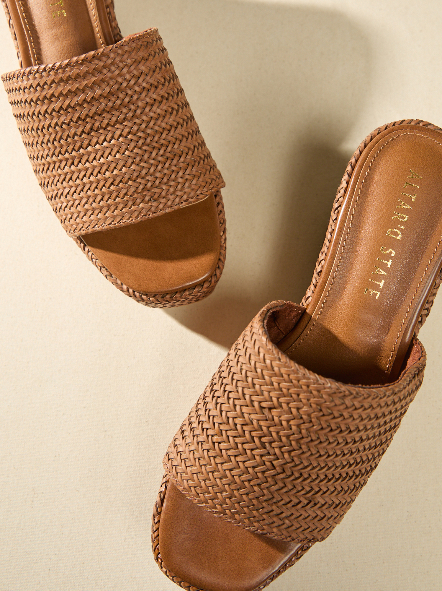 Josie Woven Wedge in Tan | Altar'd State