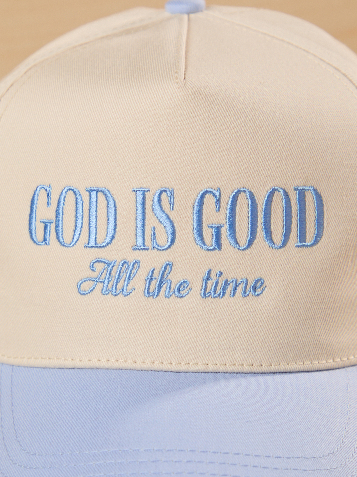 God is Good All The Time Trucker Hat in Blue | AS Revival