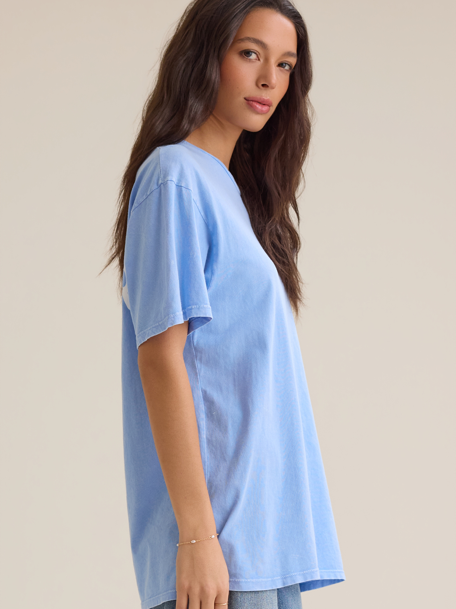 Jesus Has Your Back Tee in Blue | Altar'd State