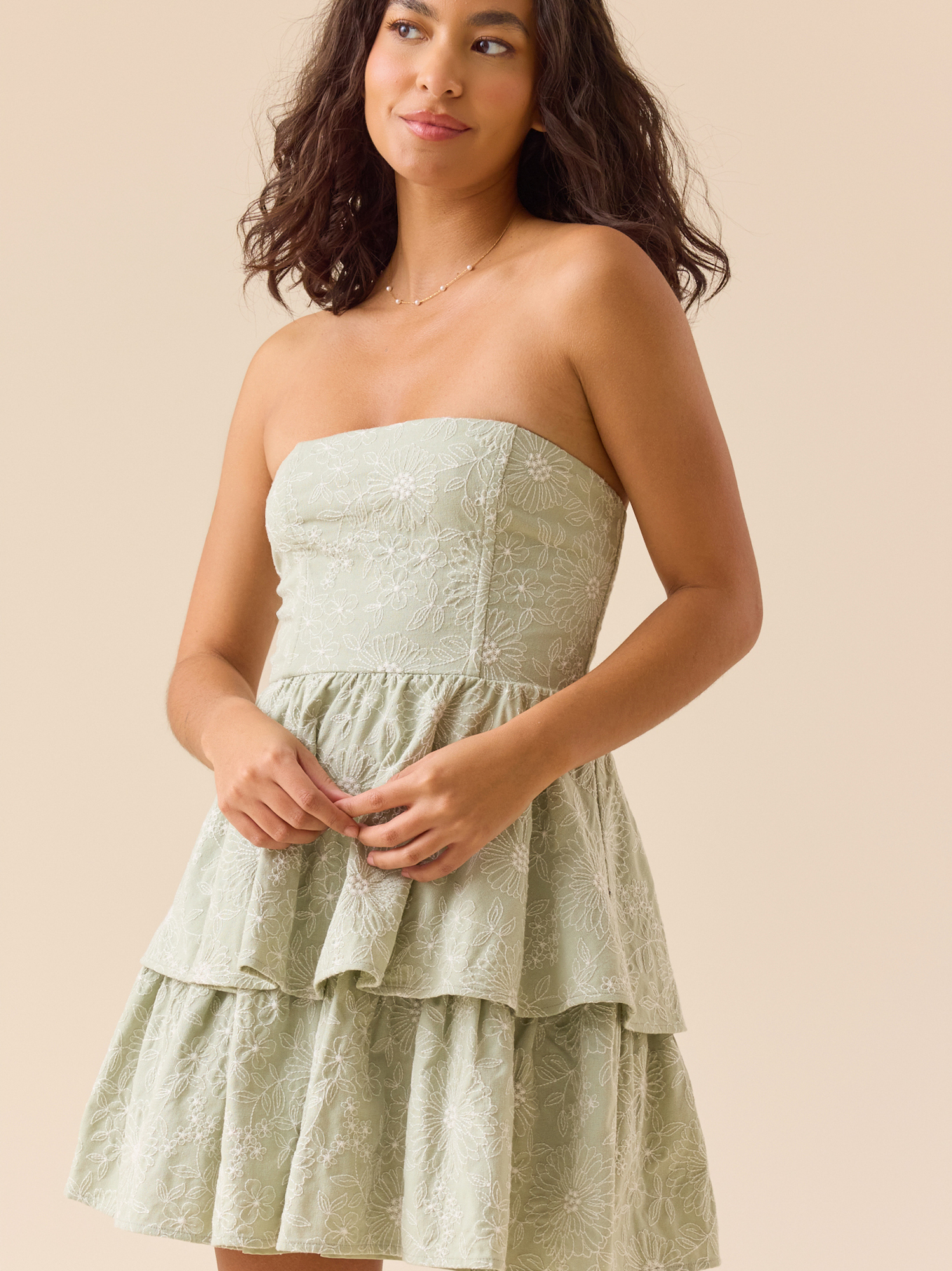 Kendra Floral Mini Dress | Altar'd State