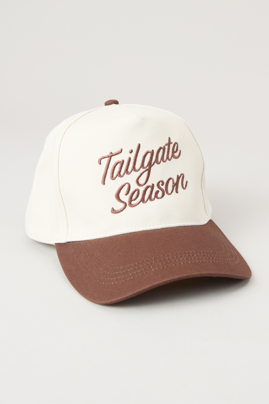 Tailgate Season Trucker Hat in Brown | AS Revival